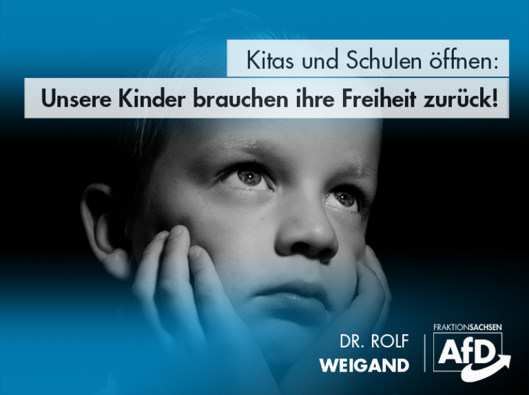 Kitas und Schulen öffnen: Unsere Kinder brauchen ihre Freiheit zurück ...